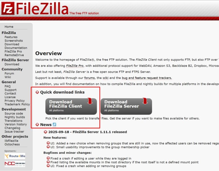 How to install FileZilla on a Windows computer - JetHost Help